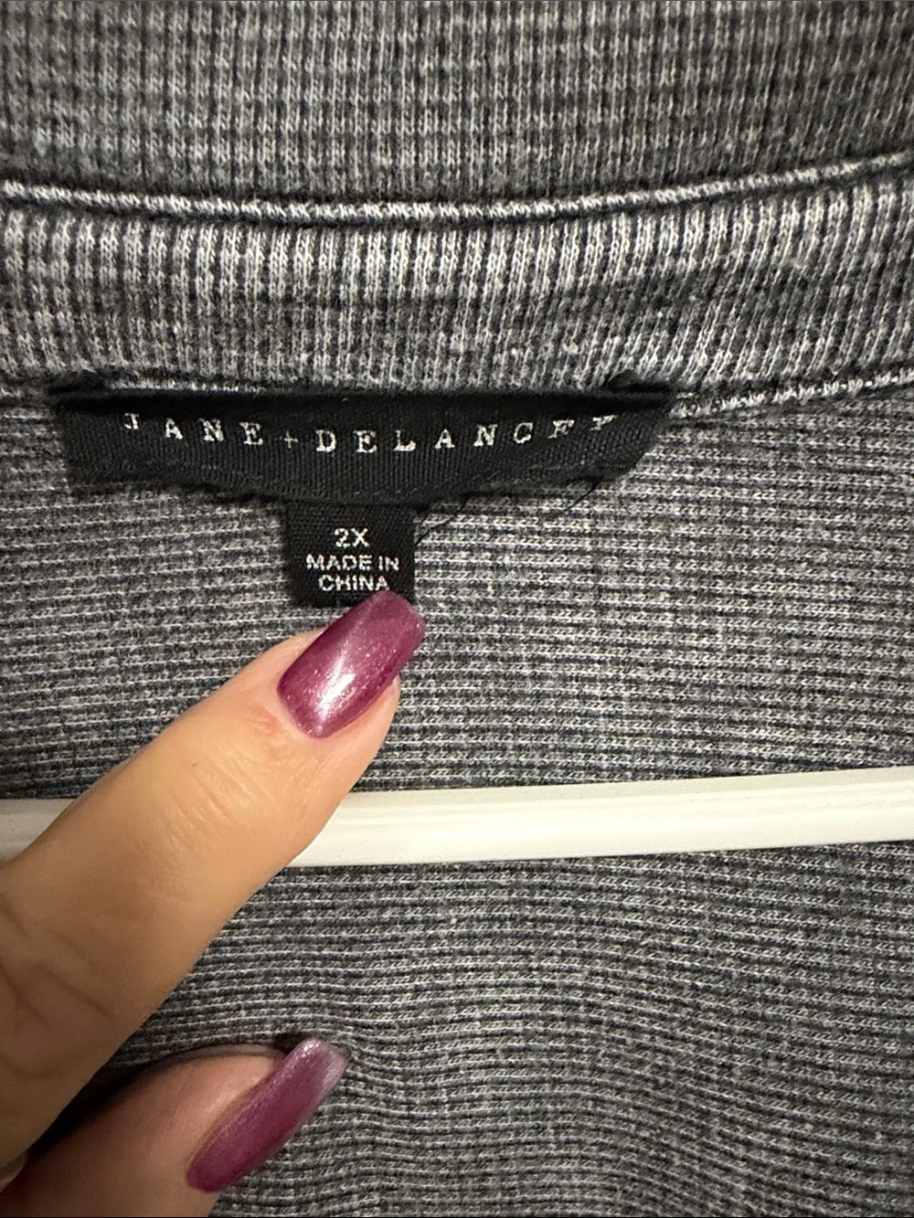 Jane and Delancey | Tops | Jane And Delancey Washed Gray Buttondown ...
